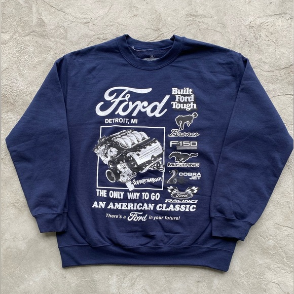 Ford | Sweaters | Vintage Ford Crewneck | Poshmark